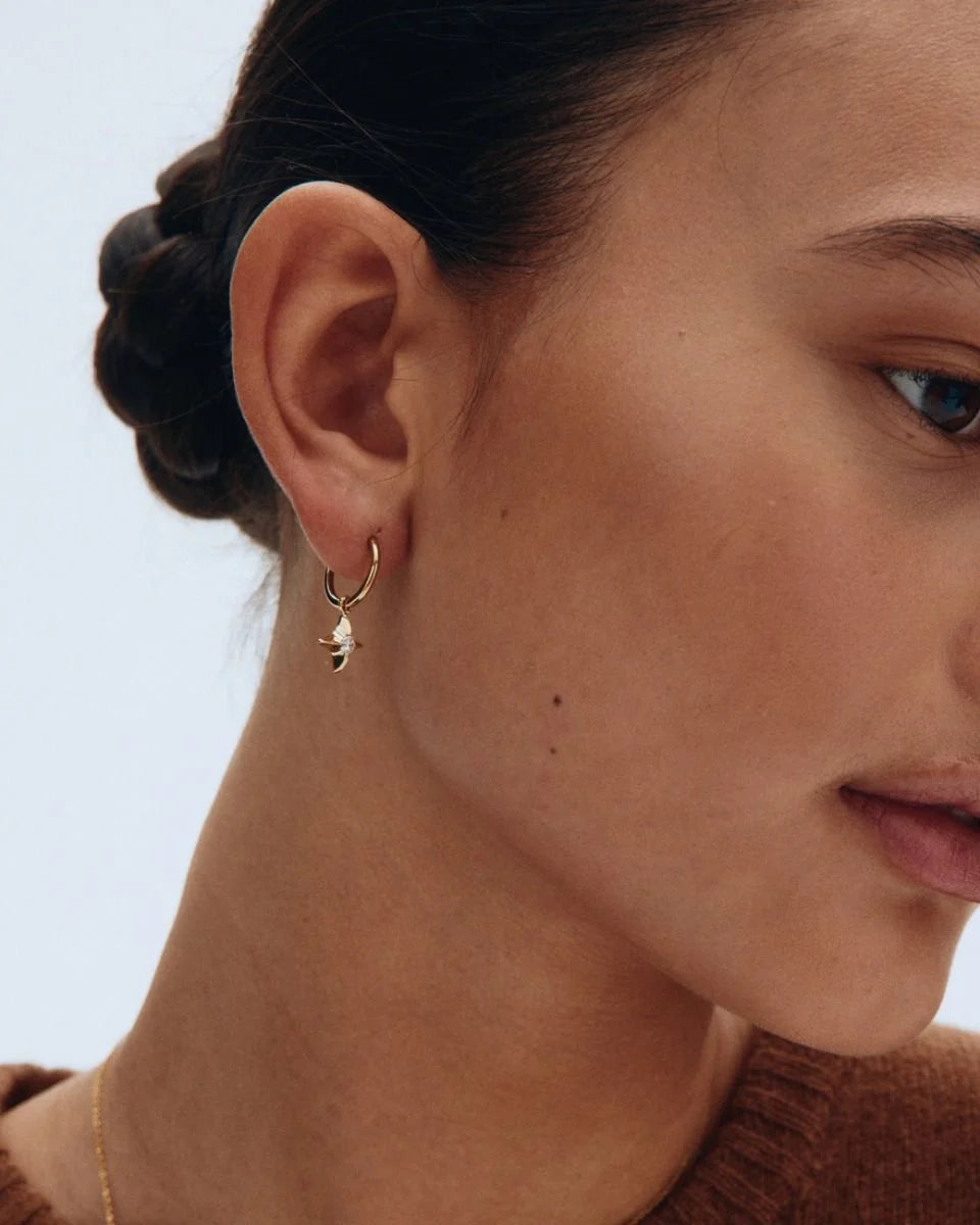 EDBLAD Stellar Hoops Gold – Ela Maria